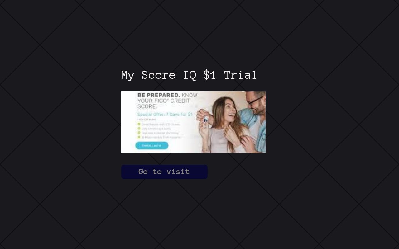 MyScoreIQ $1 Trial